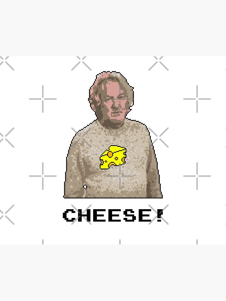 "James May Cheese pixel art" Poster for Sale by svaiga | Redbubble