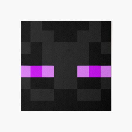 Lámina rígida «Cara de Enderman de Minecraft» de Sherixn | Redbubble