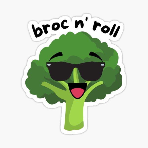 "Broccoli" Sticker for Sale by kreativekoala | Redbubble
