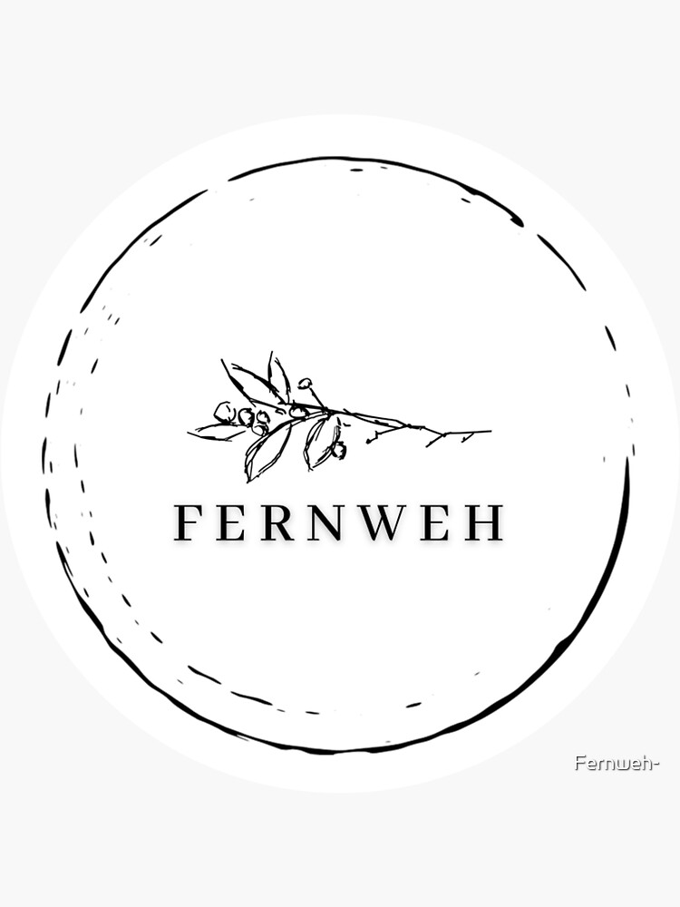 "Fernweh" Sticker for Sale by Fernweh- | Redbubble