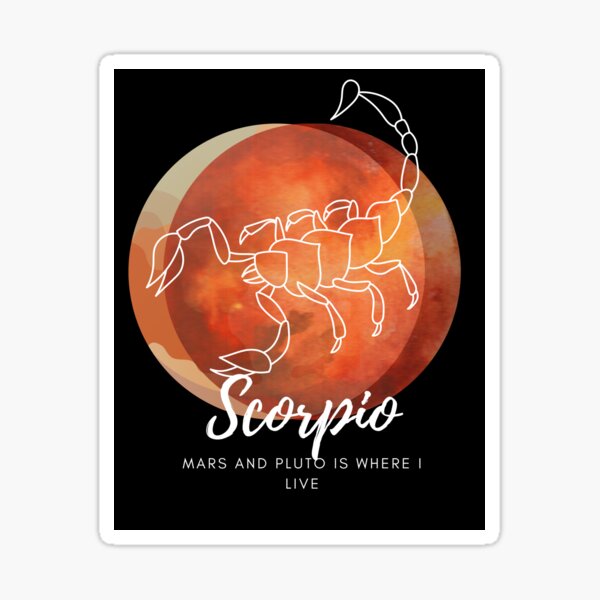 "Scorpio" Sticker for Sale by SwayXSwag | Redbubble
