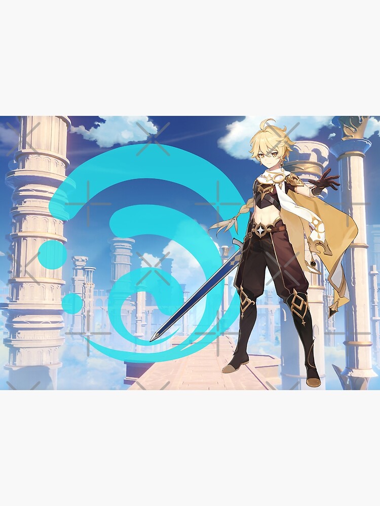 Póster «Aether (Hydro) - Genshin Impact» de VelvetZone | Redbubble