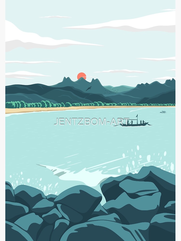 "Paradise Of Java - Pacitan, East Java" Poster for Sale by JENTZBOM-ART ...