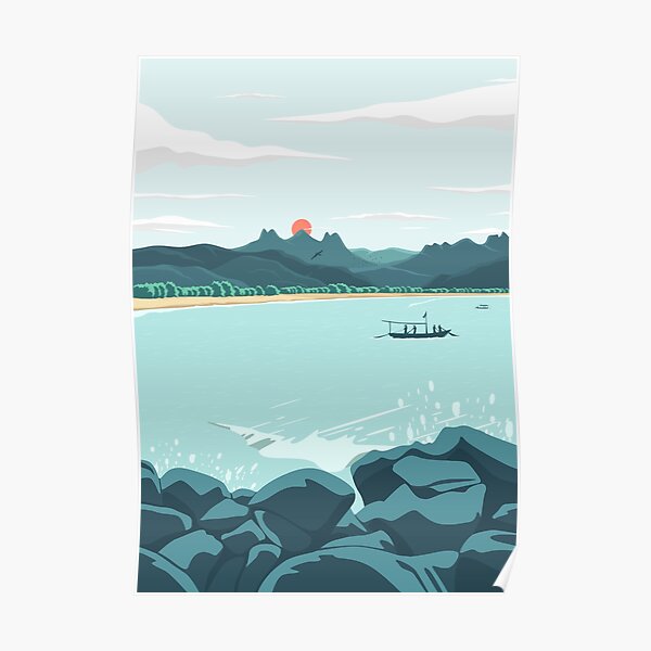 "Paradise Of Java - Pacitan, East Java" Poster for Sale by JENTZBOM-ART ...