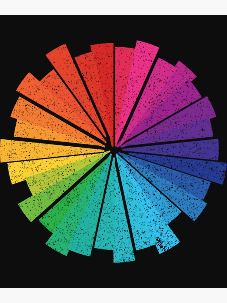 "Rainbow Pie Chart T-ShirtRainbow Segments" Poster by WaygaGree | Redbubble