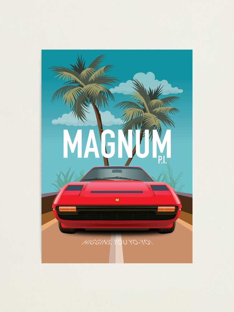 "Magnum PI TV Series Poster" Photographic Print for Sale by ...