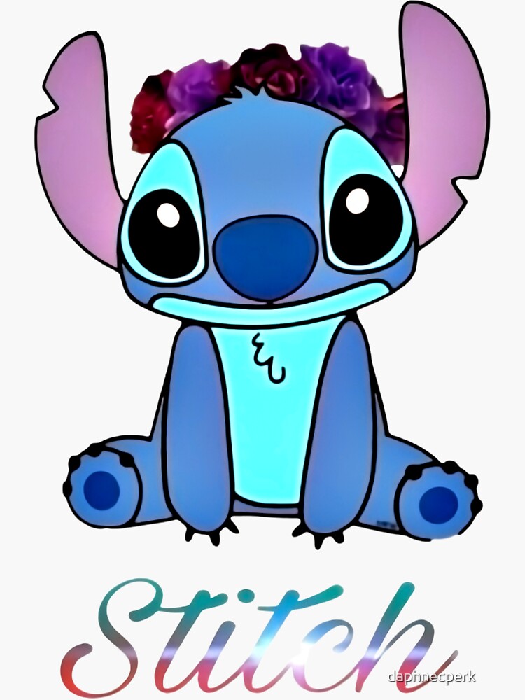 "Stitch Loo" Sticker for Sale by daphnecperk | Redbubble