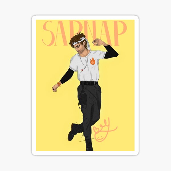 "SAPNAP magazine print" Sticker for Sale by bedoodles | Redbubble