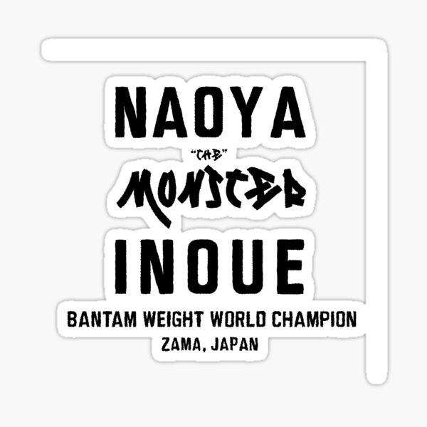 "Naoya Inoue" Sticker for Sale by risingsonart | Redbubble