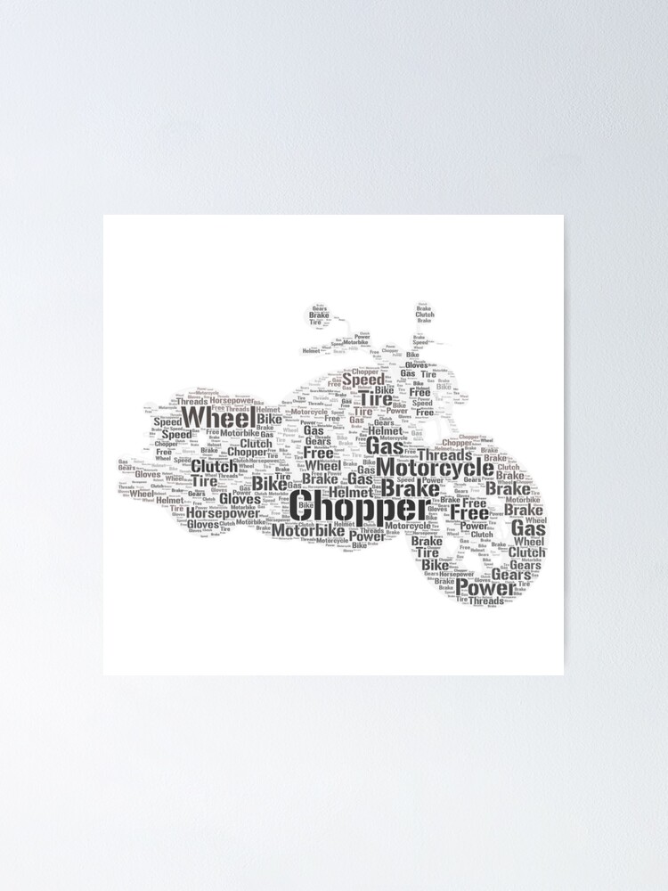 "Word Chopper" Poster by P-aws | Redbubble