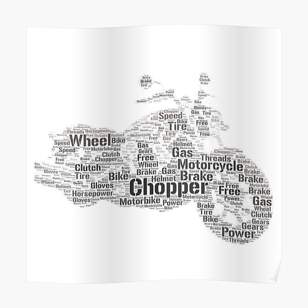 "Word Chopper" Poster by P-aws | Redbubble