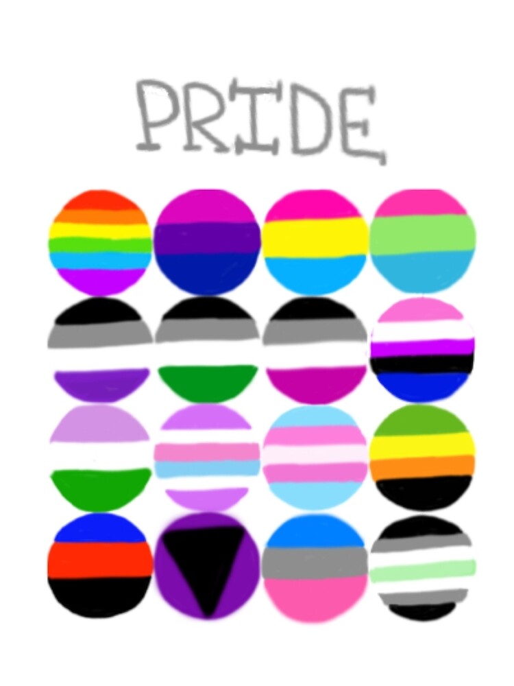 "Pride Flags Circles" Art Print for Sale by cduby | Redbubble