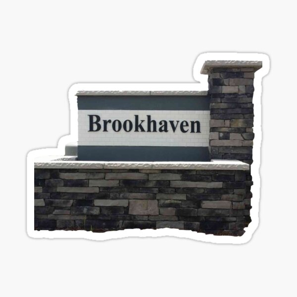 "Brookhaven" Sticker for Sale by Mariocii | Redbubble