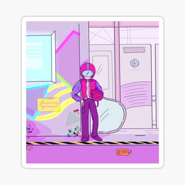 "NEO " Sticker by LifeofBillLee | Redbubble