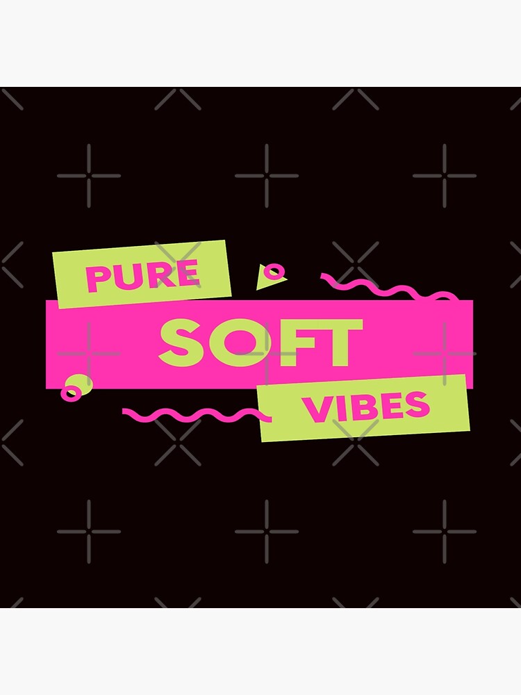 "PURE SOFT VIBES TWO SMALL RECTANGLES AND ONE BIG RECTANGLE WITH PINK ...