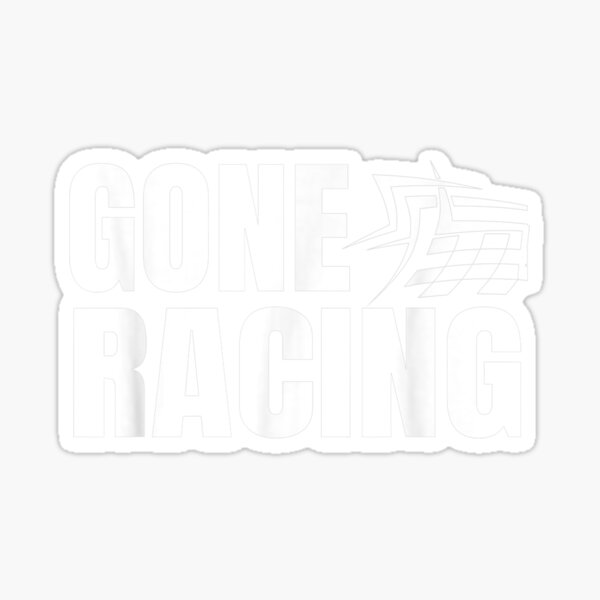 "Dirt Track Racing Gone Racing " Sticker for Sale by tashiav | Redbubble