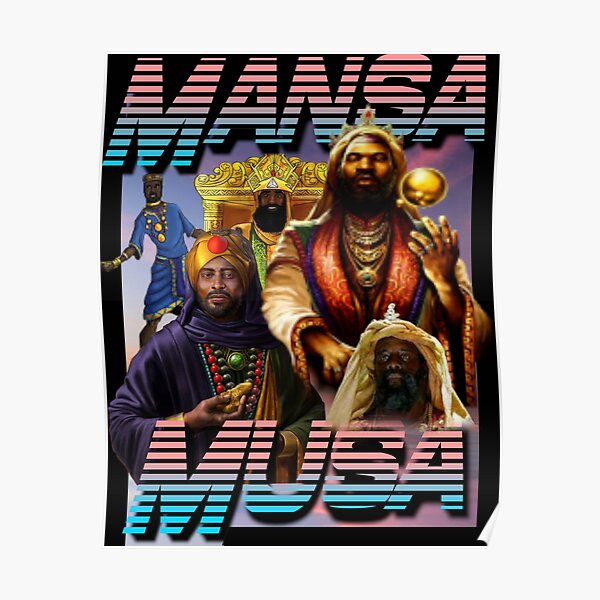 "Mansa musa gold" Poster for Sale by maarifa | Redbubble