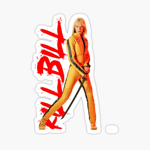 "Kill bill aesthetic " Sticker for Sale by Domiilustra | Redbubble