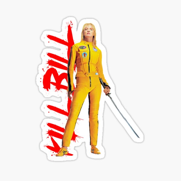 "Kill bill aesthetic " Sticker by Domiilustra | Redbubble