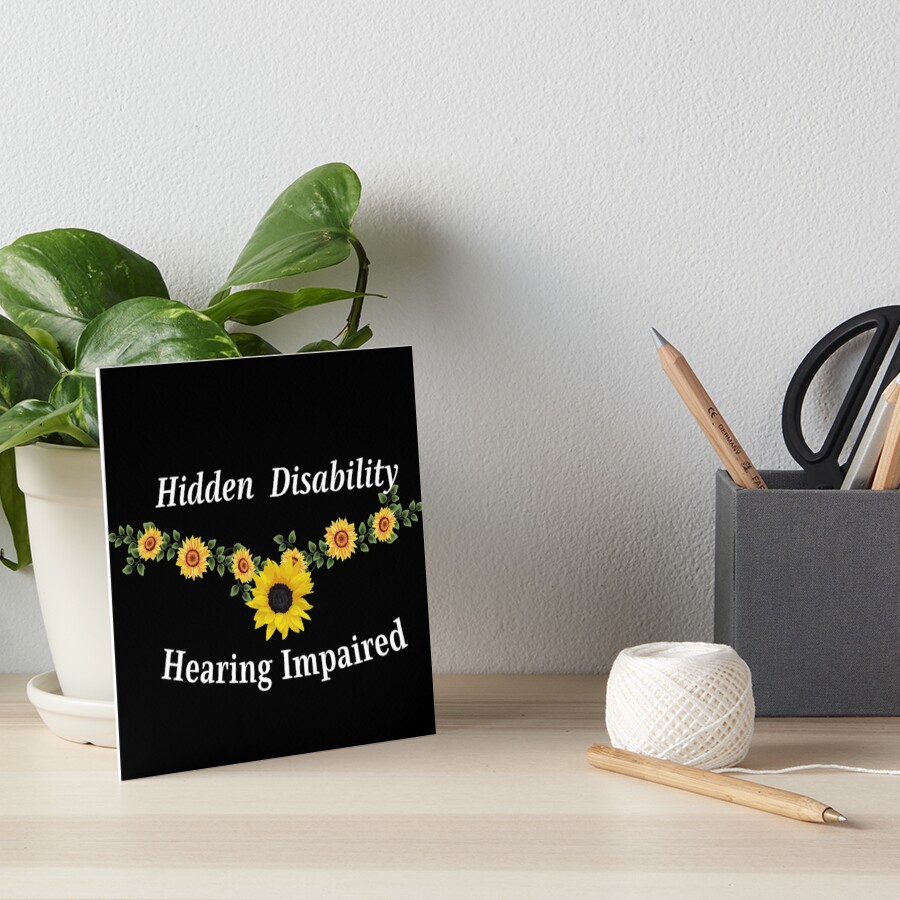 "deaf and hearing impaired and invisible hidden disability assistance ...