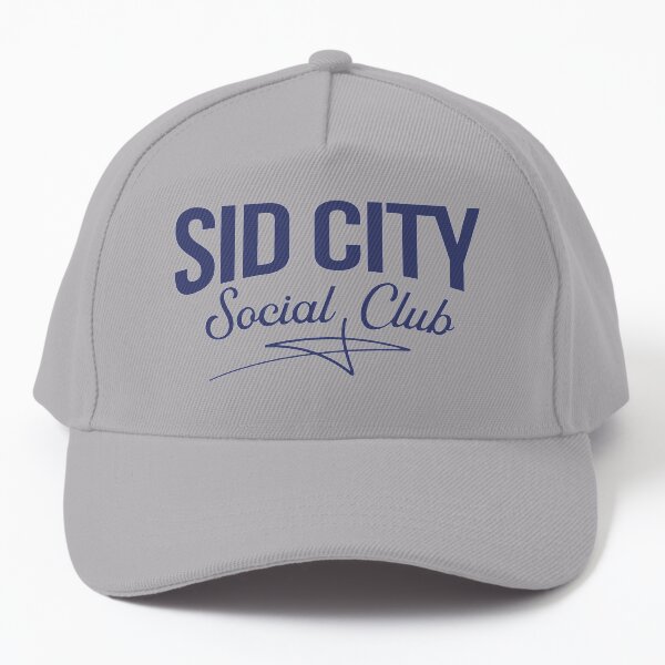 "Sid City Social Club - Blue Logo" Cap by SidCity | Redbubble