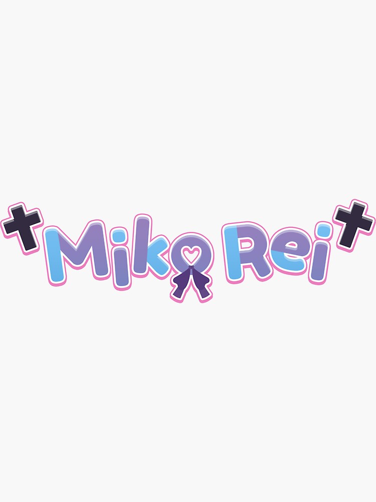"Miko Logo" Sticker for Sale by MikoRei | Redbubble