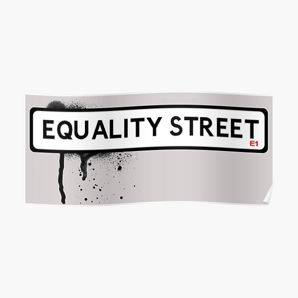 "EQUALITY STREET" Poster by FDNY | Redbubble