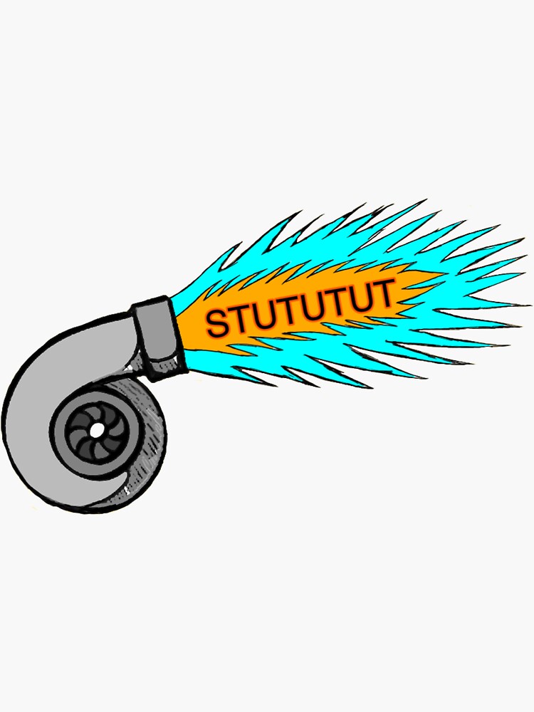 "Turbo doodle logo car lovers" Sticker for Sale by Marchymart | Redbubble