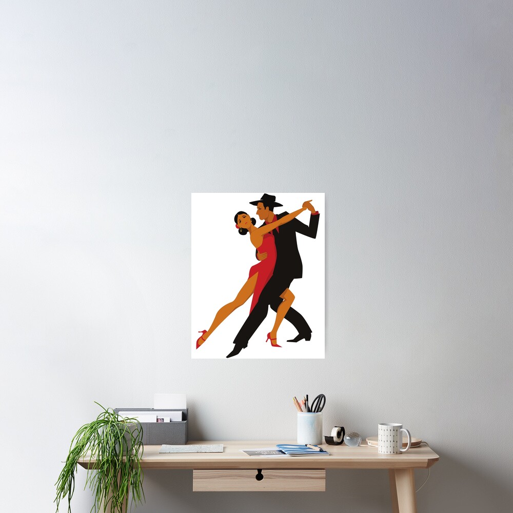 "tango dancer " Poster for Sale by THEPRODESIGNERR | Redbubble