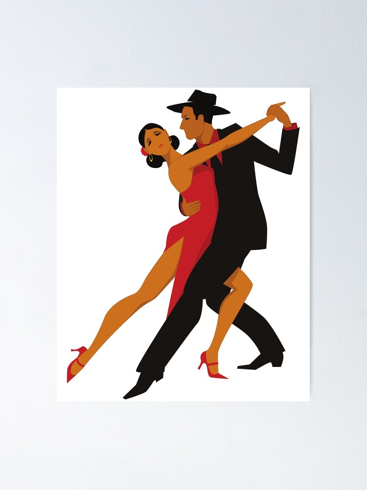 "tango dancer " Poster for Sale by THEPRODESIGNERR | Redbubble