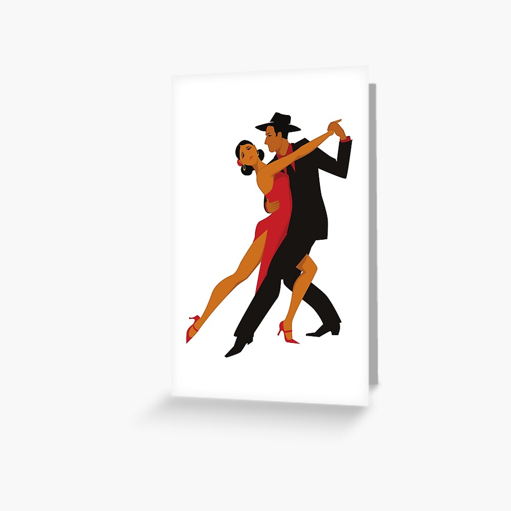"tango dancer " Greeting Card for Sale by THEPRODESIGNERR | Redbubble