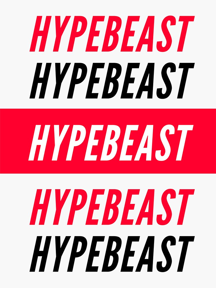 "Hypebeast logo. For all sneakers and clothing freaks out there ...