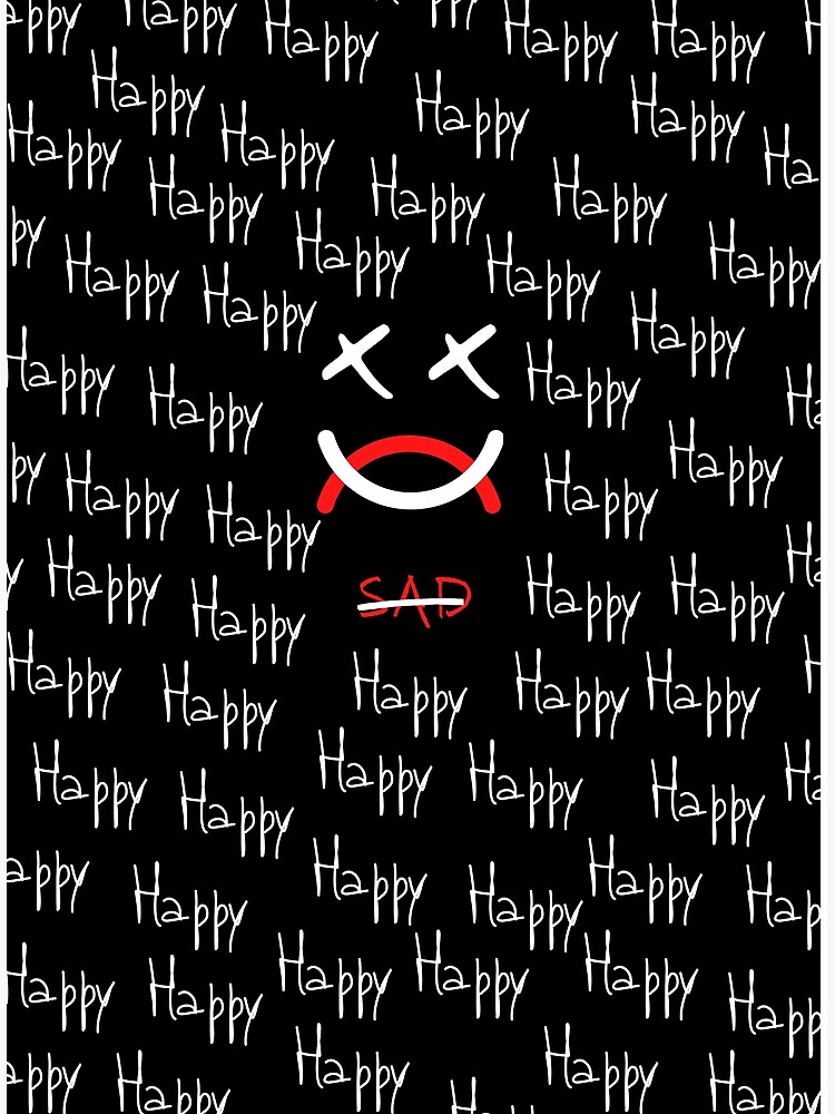 "Happy sad" Poster by themochipochi | Redbubble