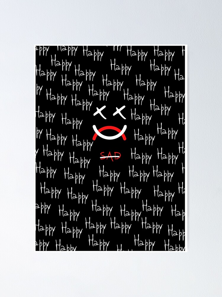 "Happy sad" Poster by themochipochi | Redbubble