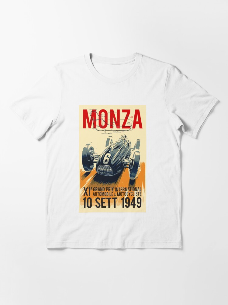 "MONZA GRAND PRIX; Vintage Auto Racing Print" T-shirt for Sale by ...