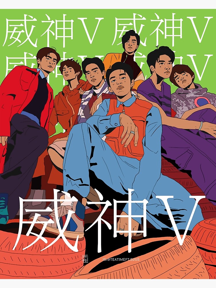 "WayV Illustration" Art Print for Sale by teatimeftsuus | Redbubble