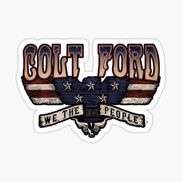 "colt" Sticker for Sale by BlackIndie | Redbubble