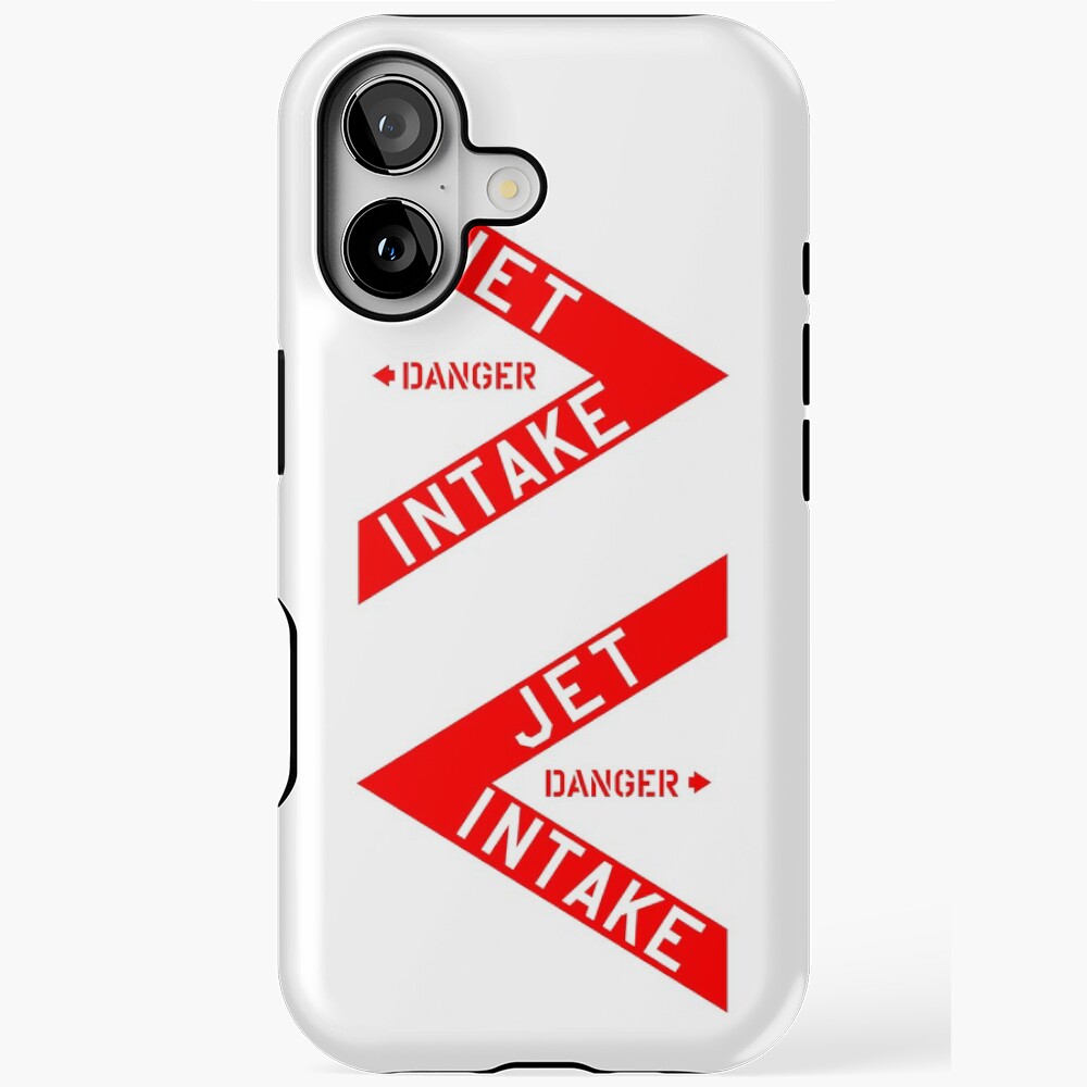 "DANGER Jet Intake, Jet Fighter warning sign 2 Sides 2 Colors" Sticker ...