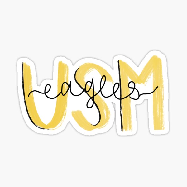 "USM Eagles" Sticker for Sale by morganmacaw | Redbubble