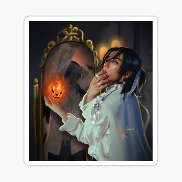 "Howl" Sticker for Sale by MyHopeArt | Redbubble