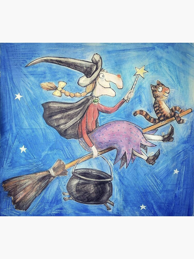 "Room on the broom " Sticker for Sale by emmaevans1976 | Redbubble