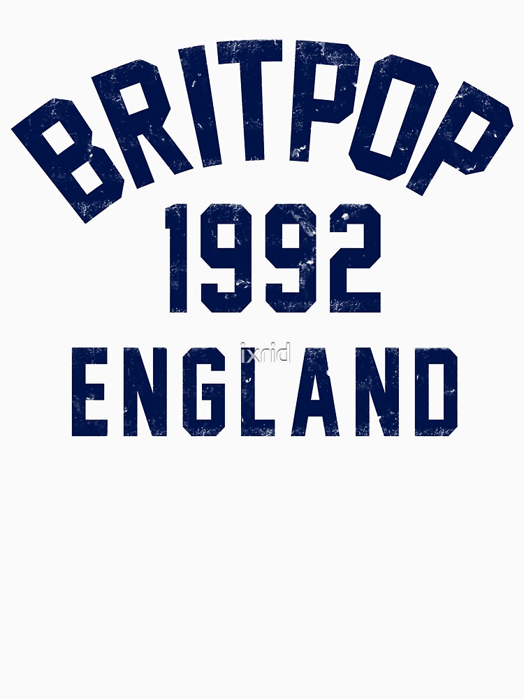 "Britpop" Baseball ¾ Sleeve T-Shirt for Sale by ixrid | Redbubble