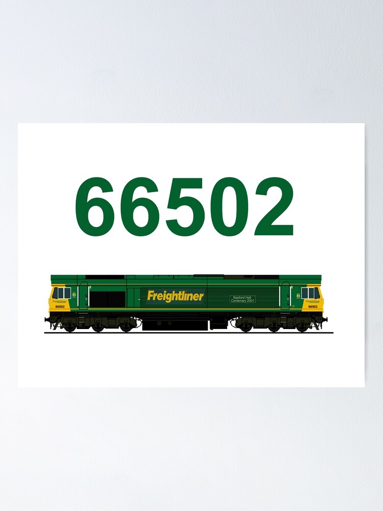 "Lokomotive Baureihe 66502" Poster von CraigMatthews | Redbubble