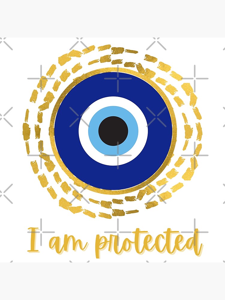 "Evil Eye Protection Logo" Poster by artlibra | Redbubble
