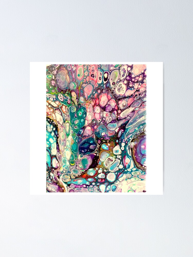"acrylic pouring" Poster for Sale by joaquina23 | Redbubble