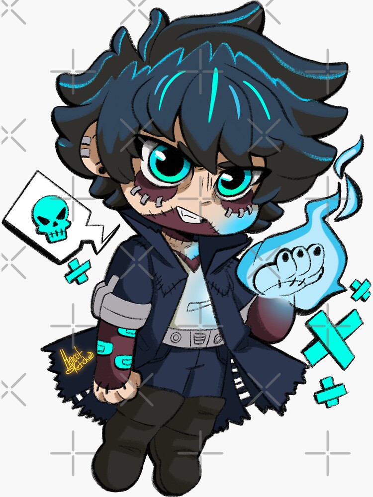 "Dabi my hero academia chibi" Sticker for Sale by HanoofSketches ...