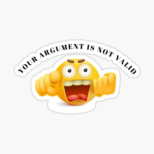 " Argumentation emoji" Sticker by JessicaBella | Redbubble