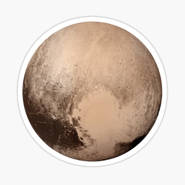 "Pluto" Sticker for Sale by beccajean1 | Redbubble