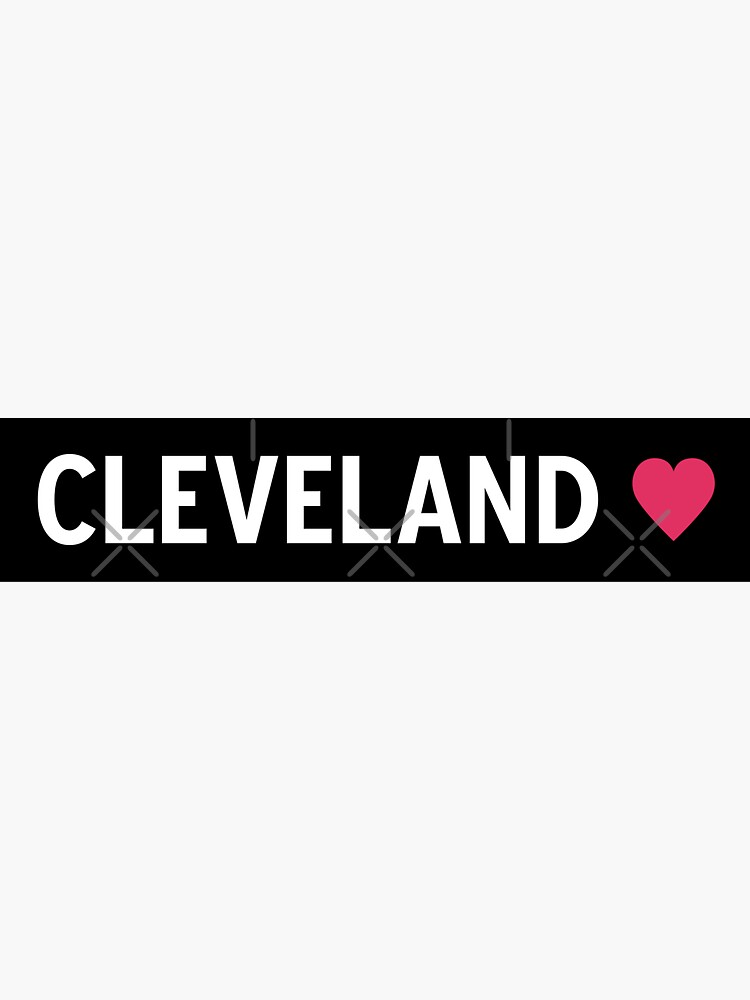 "Cleveland" Sticker for Sale by alison4 | Redbubble