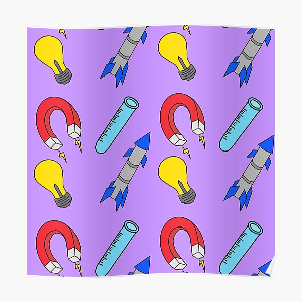 "Miss Frizzle Science Dress Pattern Magic School Bus" Poster for Sale ...